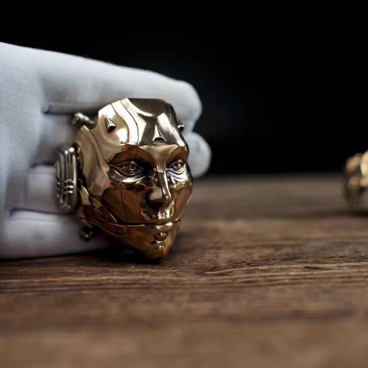 JZEDC Mechanical Princess Magnet – Steampunk Skull Mask