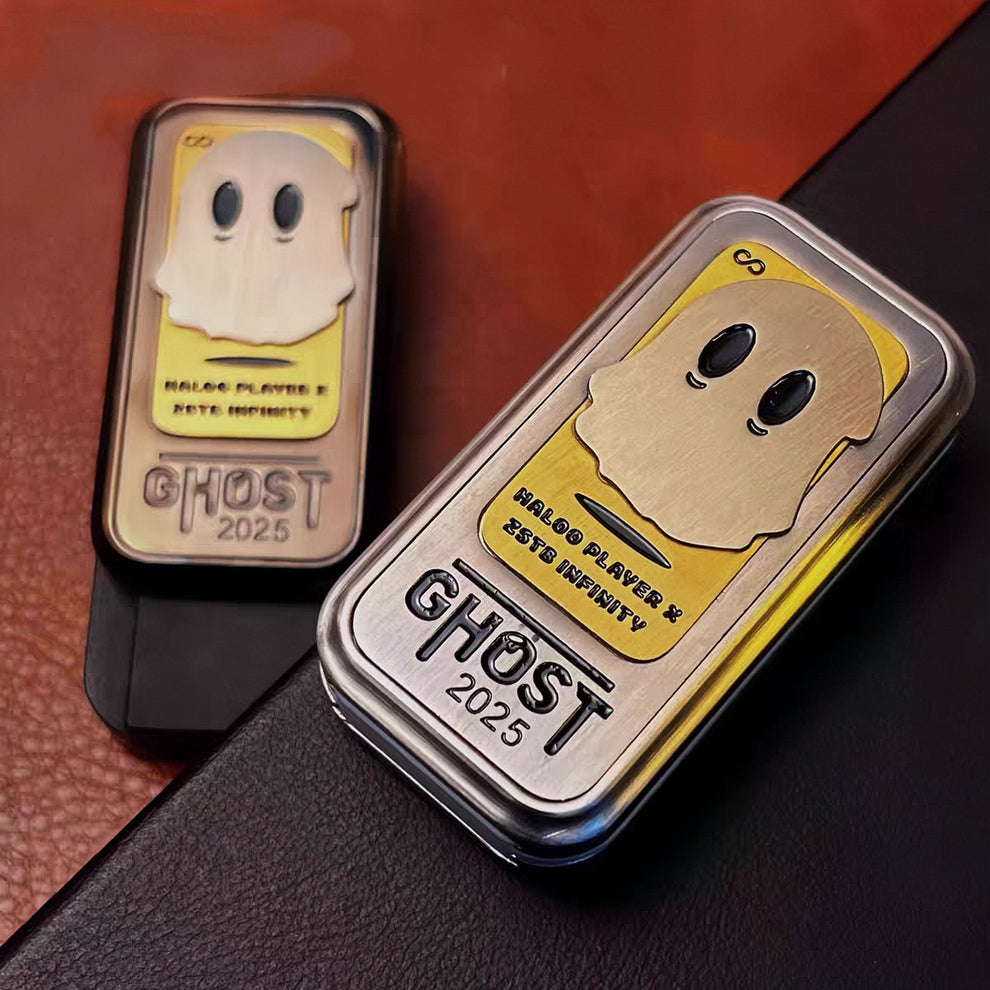 Ghost Ding Ding Slider – JZEDC Stainless Steel EDC Toy